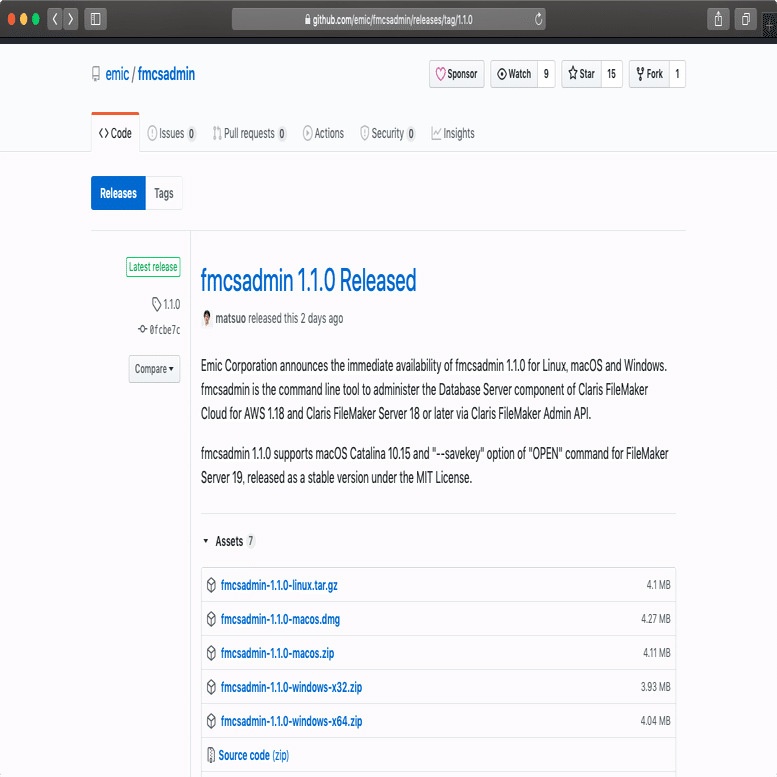 fmcsadminでClaris FileMaker Serverを遠隔管理する｜松尾篤