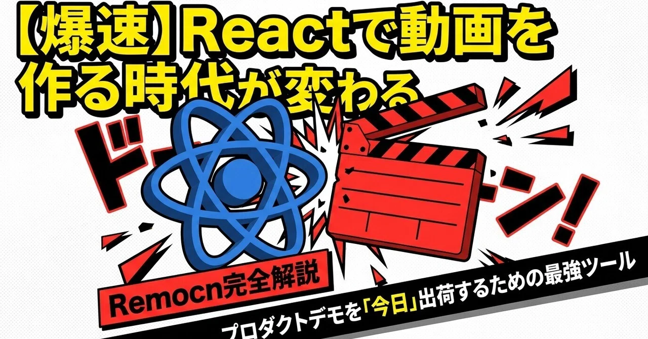 I tried using 'remocn' to dramatically accelerate Remotion development ...
