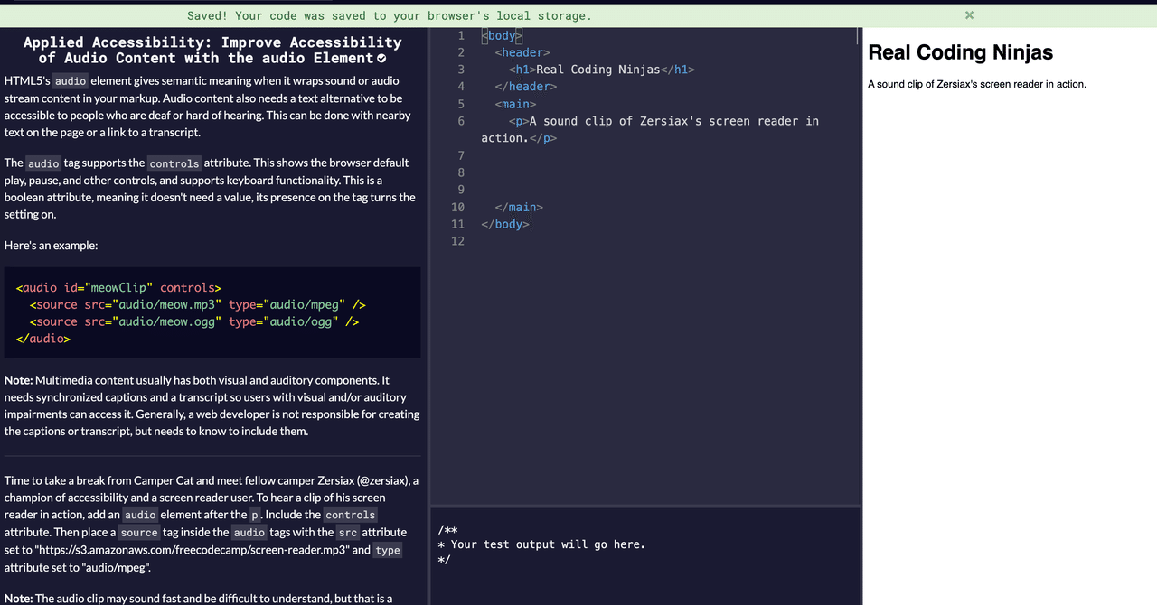 freeCodeCamp 20min challange Day 7｜Kyohei Moriyama