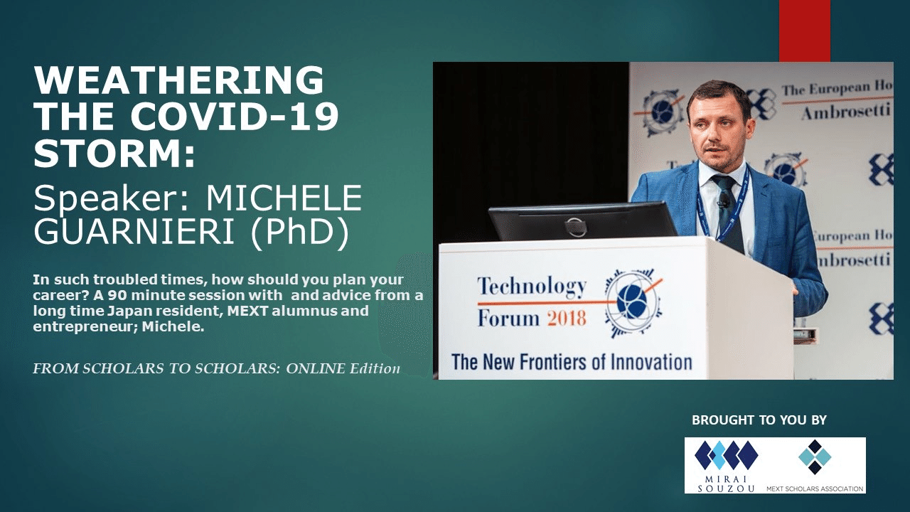 【EVENT REPORT】From Scholars to Scholars: Weathering the Covid-19 storm ...