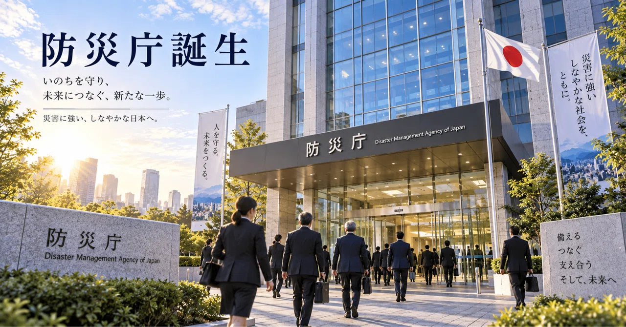 The Disaster Management Agency is born. Japan's disaster prevention is ...