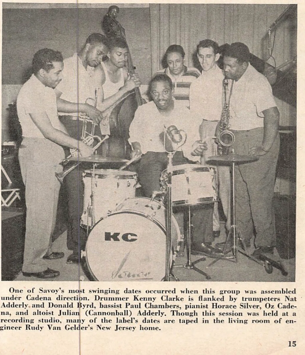 Savoy(Records) Shows Wizardry Of Oz(Ozzie Cadena) 米ダウンビート誌(1956年9月5日号 ...