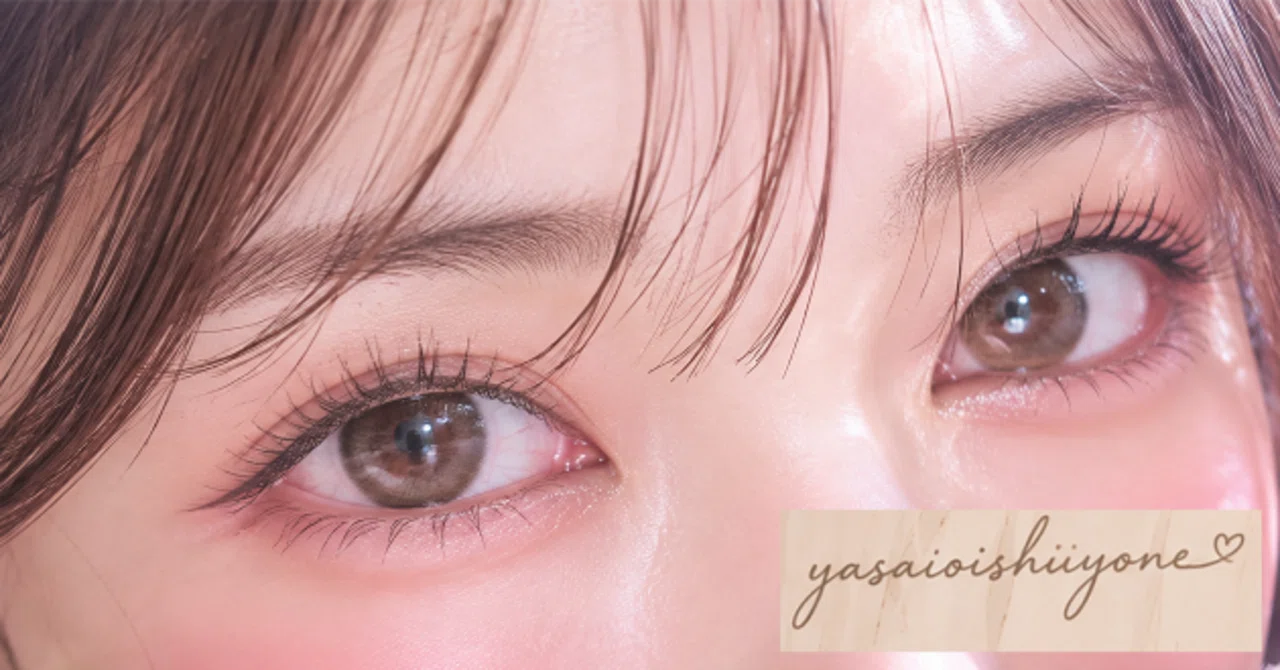 OLENS 'Double Tint Gray' Color Contact Lens Encyclopedia👀｜yasaioishiiyone