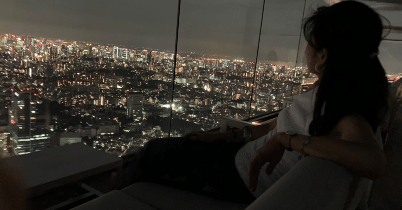 渋谷スカイ ルーフトップバーに行ってきた。｜瞬間軸®︎田村輝美｜note