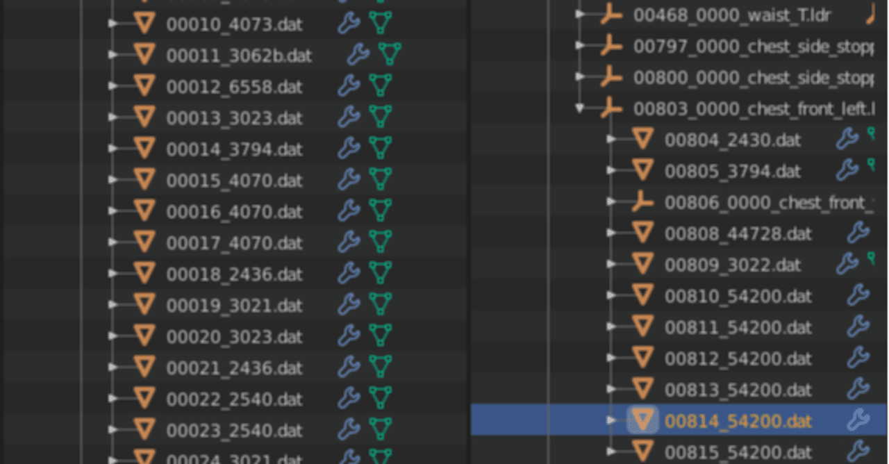 深い親子構造で便利な"."キー｜L-Kaz