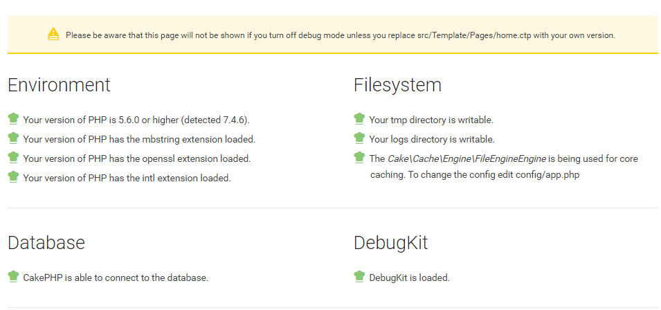 XAMPPでCakePHPのインストール、DB連携まで。｜esty