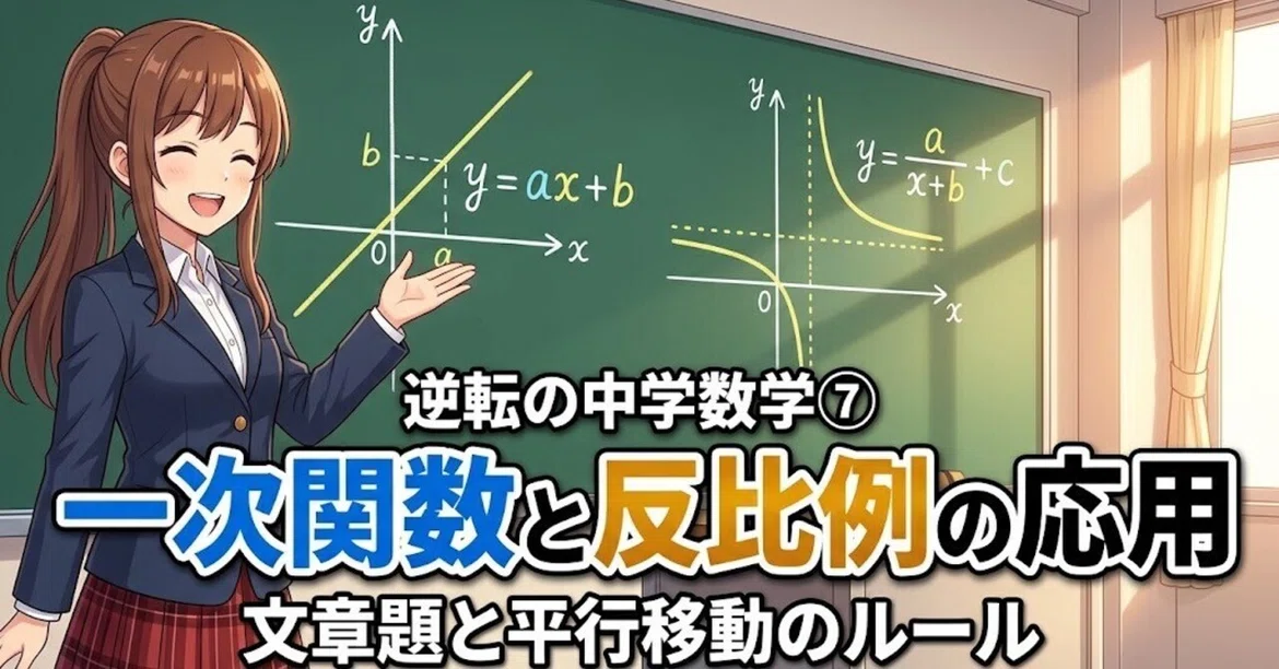 Reversal Junior High School Mathematics ⑦ Proportional and Inversely ...