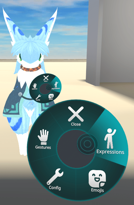 【VRChat】Avatars 3.0のExpressionsメニュー（サブメニュー設定）のメモ｜るーがる