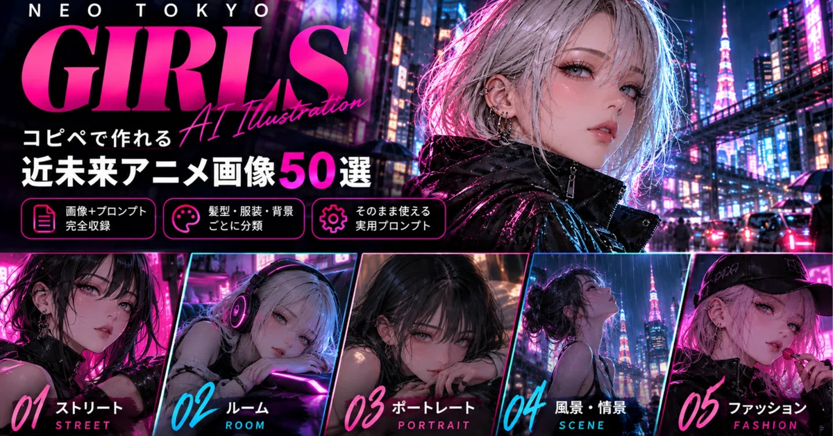NEO TOKYO GIRLS | 50 Near-Future Anime Images You Can Create by Copy ...