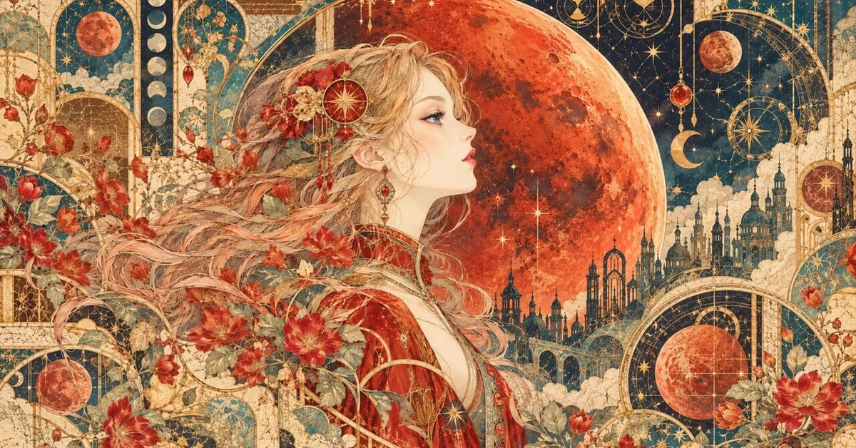 AI Illustration Fantasy Book (Crimson Volume)｜ofukuwake