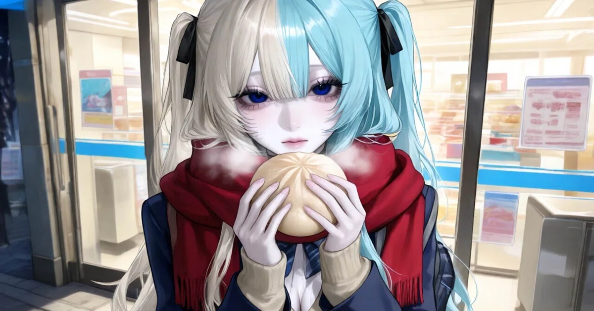 肉まん食べて帰ろ🥟｜𝓛𝓞𝓛