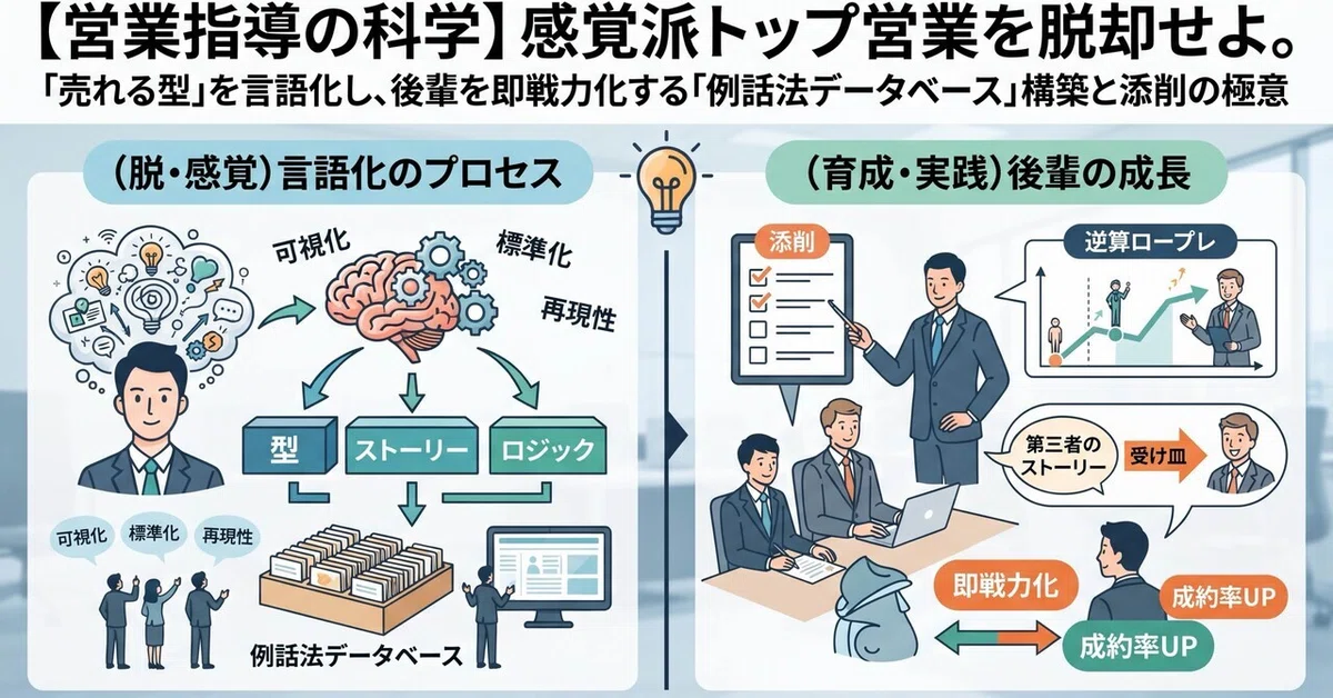 [The Science of Sales Coaching] Break Free from Being an Intuitive Top ...
