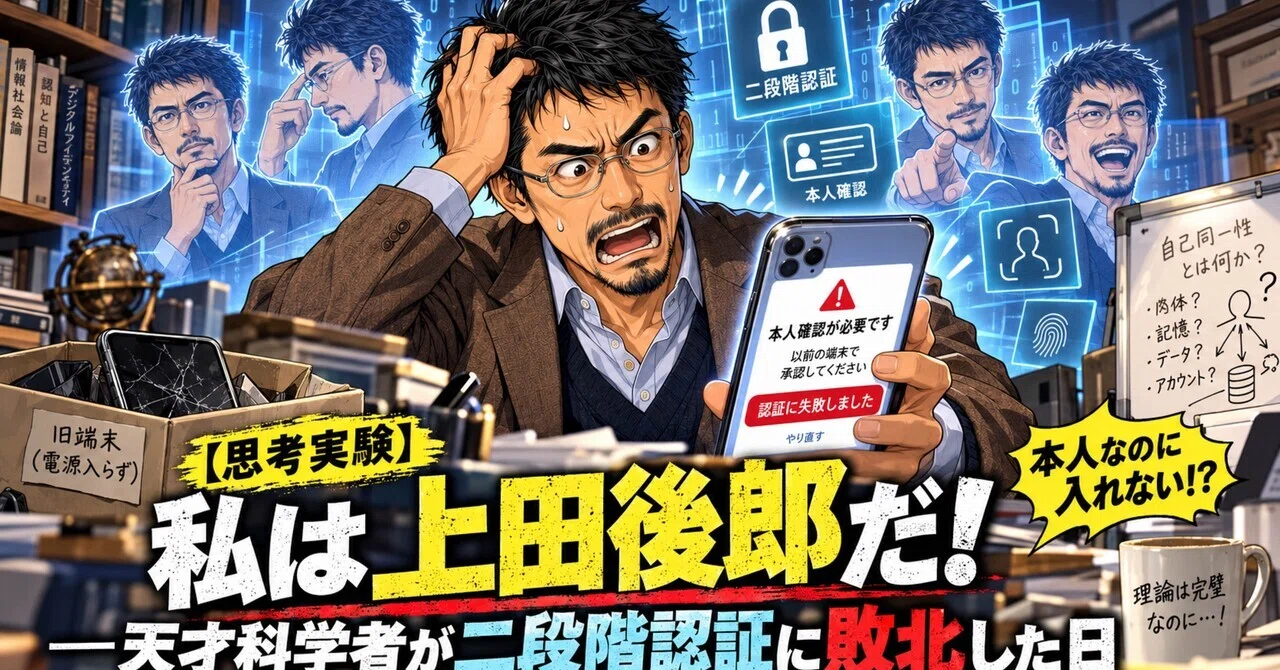 [Thought Experiment] I am Goro Ueda! -- The Day a Genius Scientist Was ...