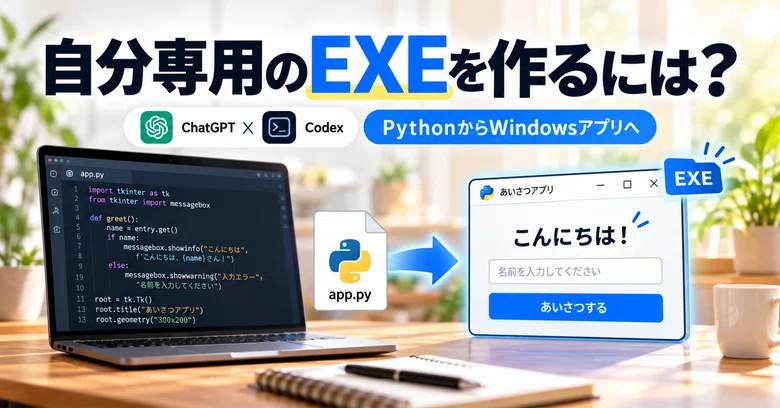 How to create your own EXE: From Python to a Windows application｜いちろ
