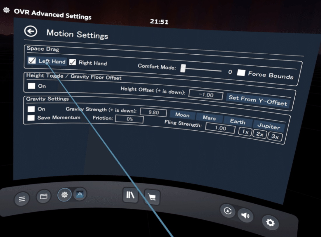 VRChatで宙に浮く方法（OVR Advanced Settingsのつかいかた）｜W01F