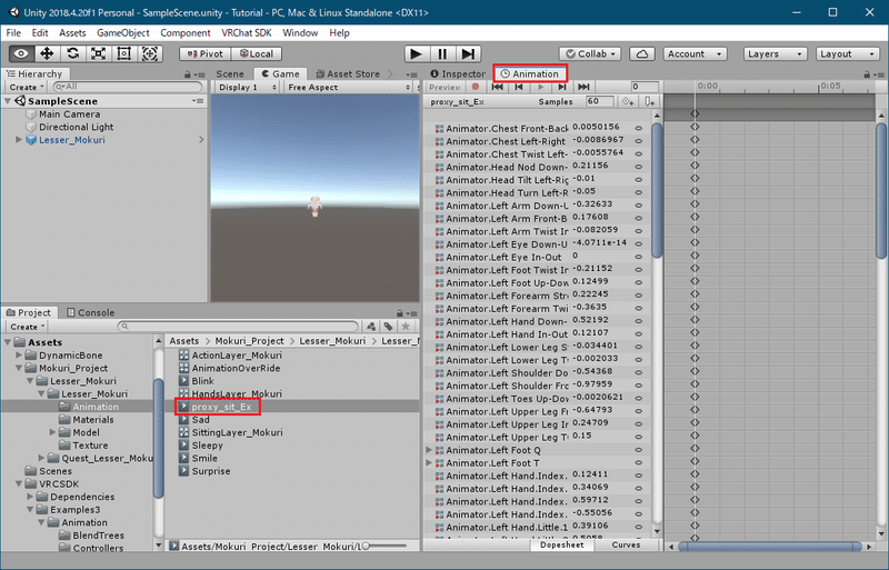【VRChat】Expression Menuで座り時の高さを自由に調整する｜みみりん
