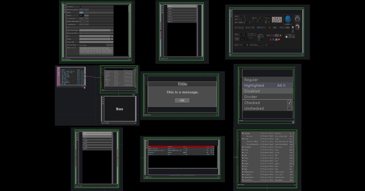 TouchDesigner Palette 紹介 パート11（UI編）｜Joe0hara