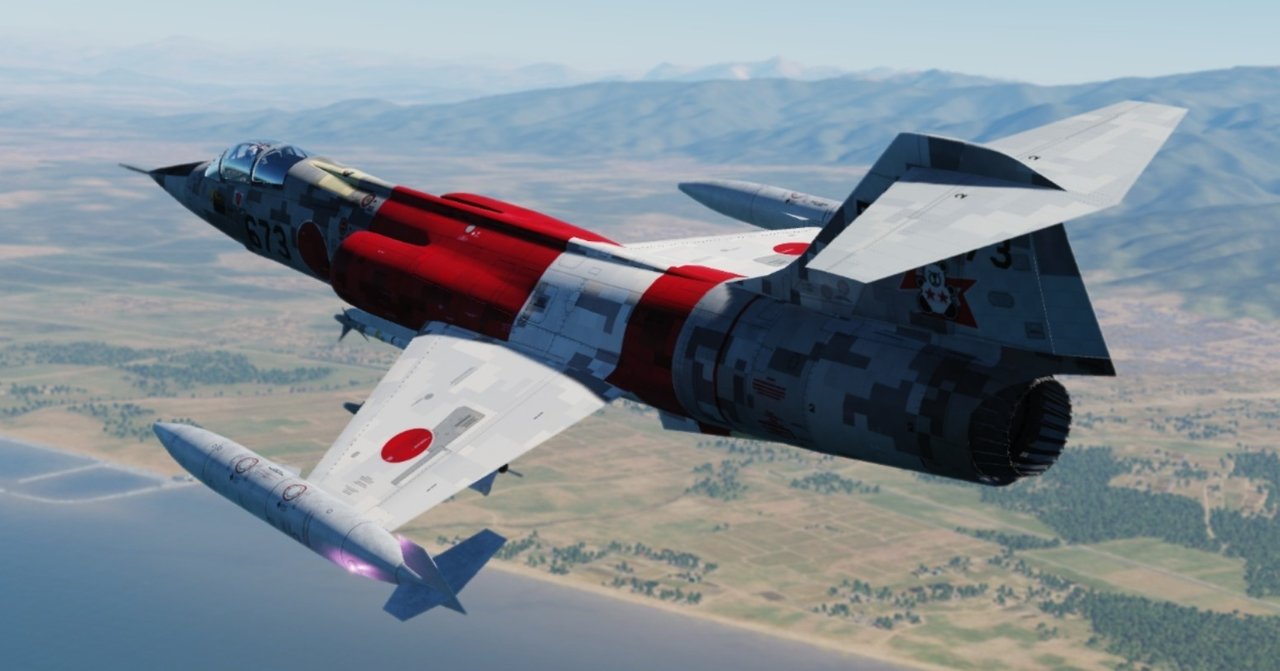 Dcs 2 5 6ob Vsn Mod F 104を飛ばしてみる 自衛隊skin |riza Tsuyogames