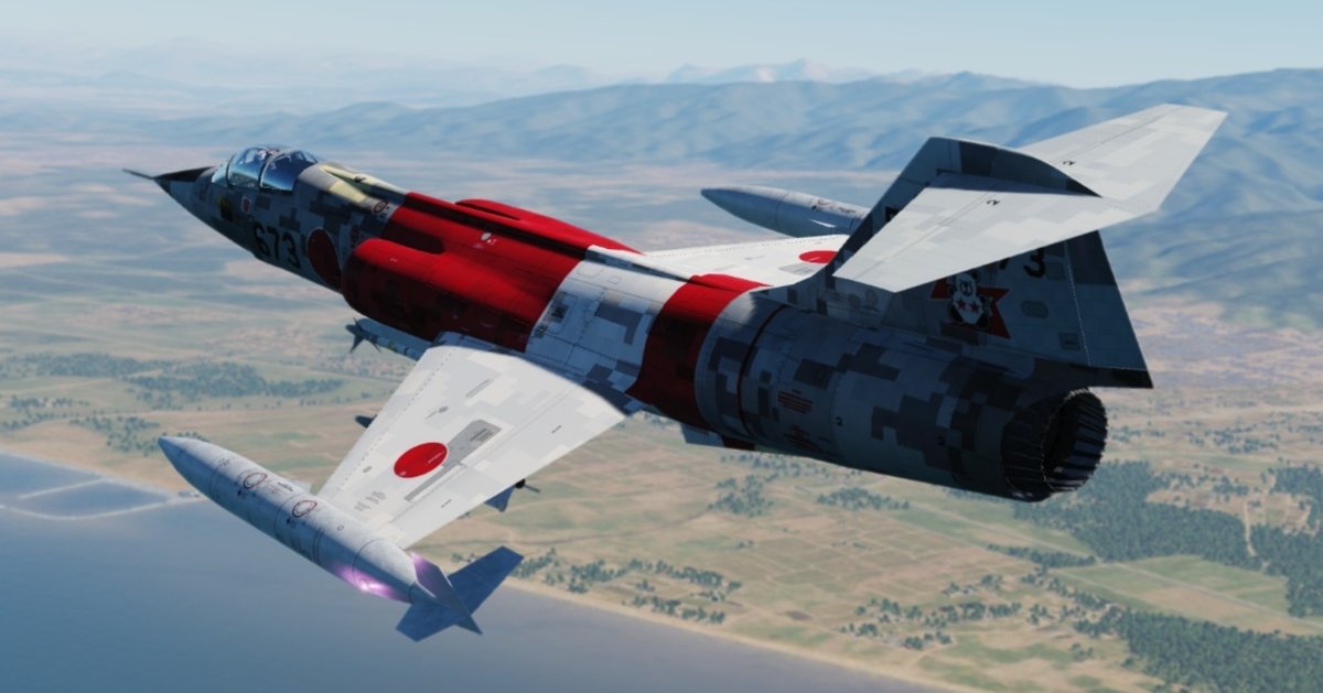 DCS 2.5.6OB / VSN MOD : F-104を飛ばしてみる(自衛隊Skin)｜Riza TsuyoGames