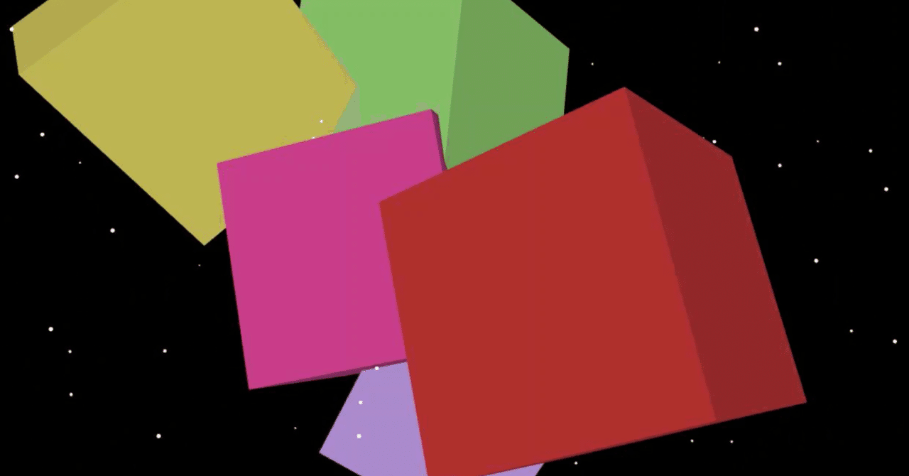 スケッチ「Cosmic Cubes」投稿しました｜reona396｜note