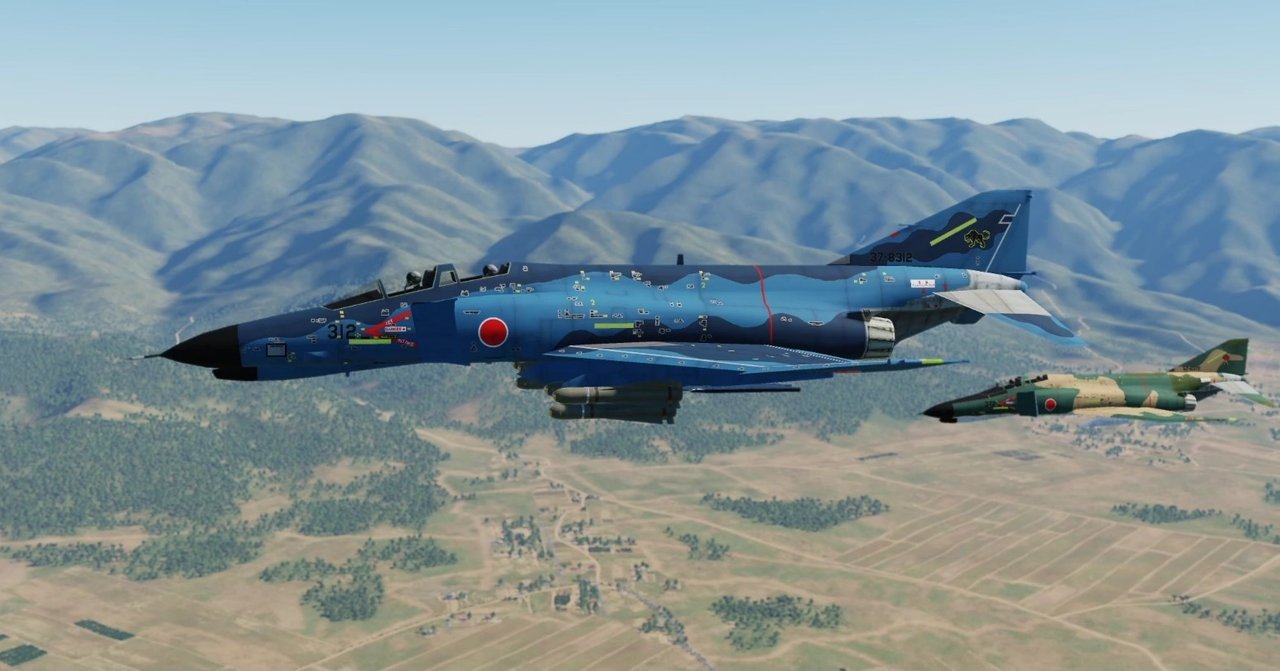 DCS 2.5.6OB / VSN MOD : F-4Eを飛ばしてみる(自衛隊Skin)｜Riza TsuyoGames