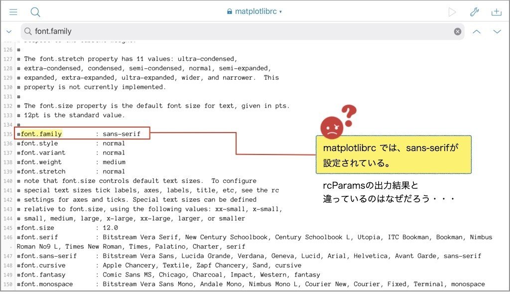 Pythonista3 の Matplotlib グラフで日本語を表示する。｜Rikureate