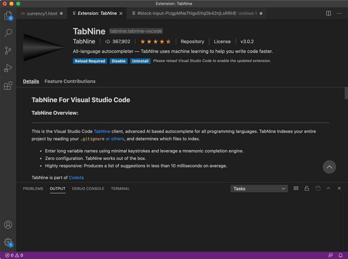 TabNine＋VSCodeで快適な補完（オートオンプリート）環境を作る方法｜Sangmin Ahn