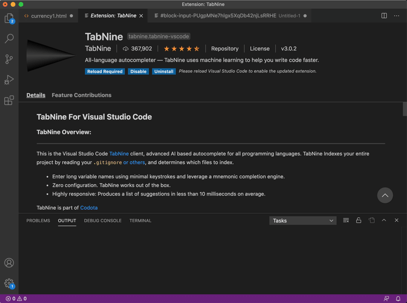TabNine＋VSCodeで快適な補完（オートオンプリート）環境を作る方法｜Sangmin Ahn