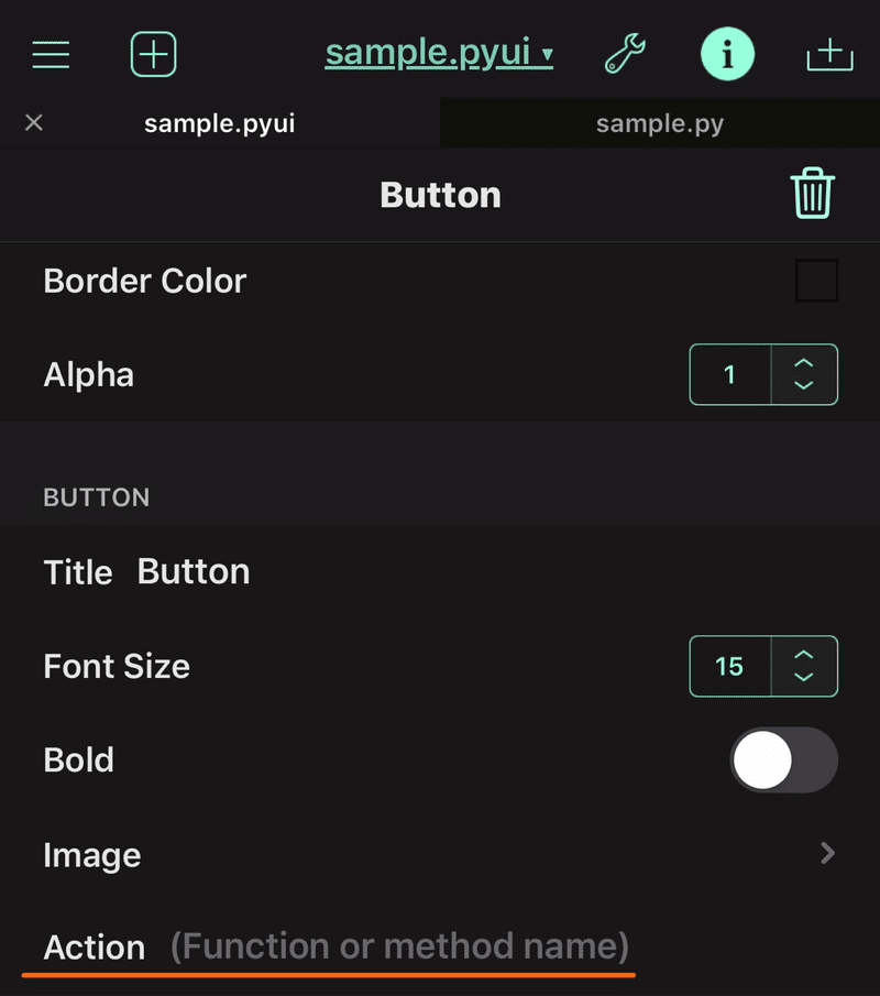 [初心者向け]Pythonista3のuiエディタで作成した要素を取得する方法｜Junya
