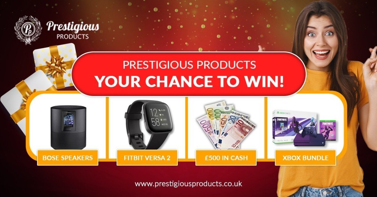 Prestigious Products --Your Chance To Win!｜Prestigiousproducts