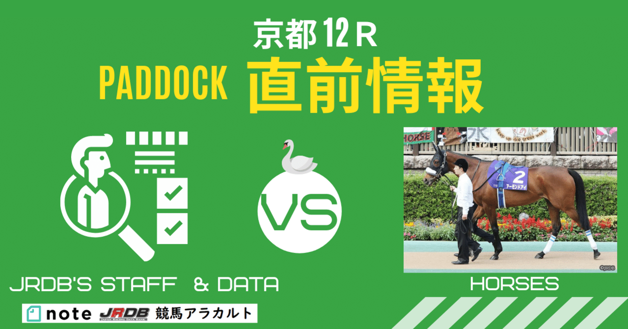 10/24(土) 京都12R 直前情報｜JRDB 競馬アラカルト｜note