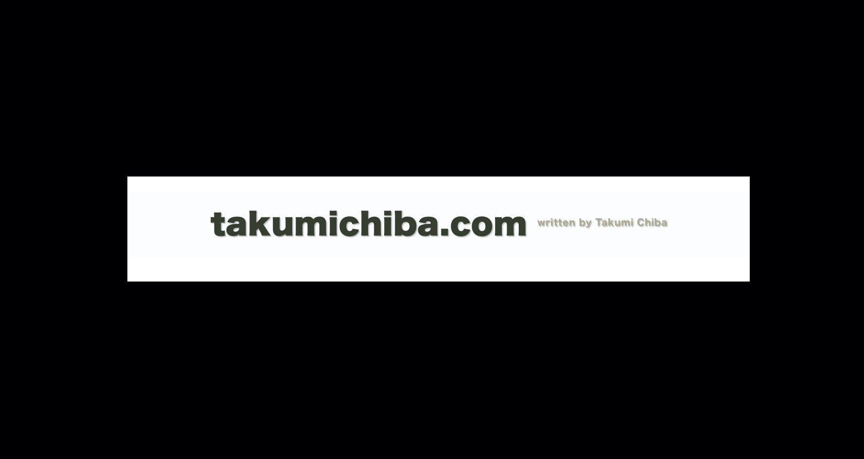 千葉 匠 takumi chiba｜note