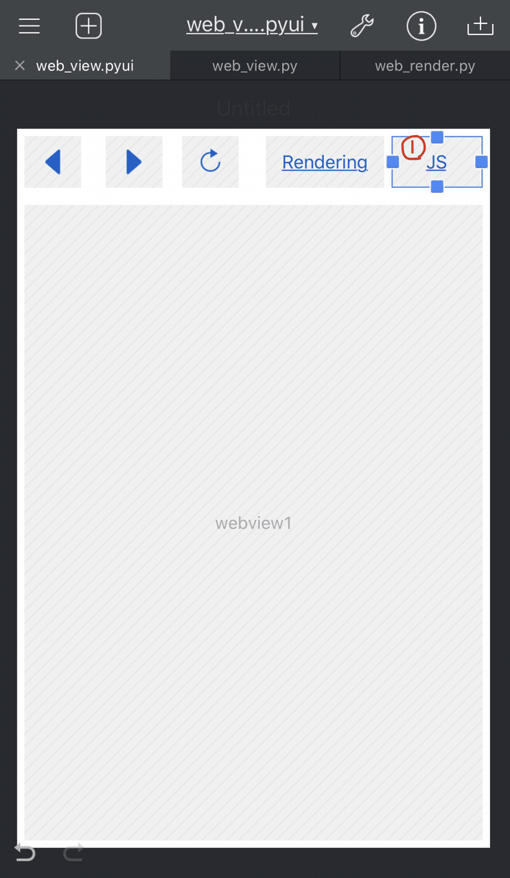 [初心者向け]Pythonista3のuiでウェブビューを扱う方法｜Junya
