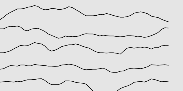 Processing/p5.js の noise() で遊ぼう！ 前編｜deconbatch