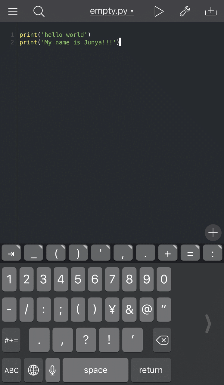 [初心者向け]Pythonista3で出来る事｜Junya