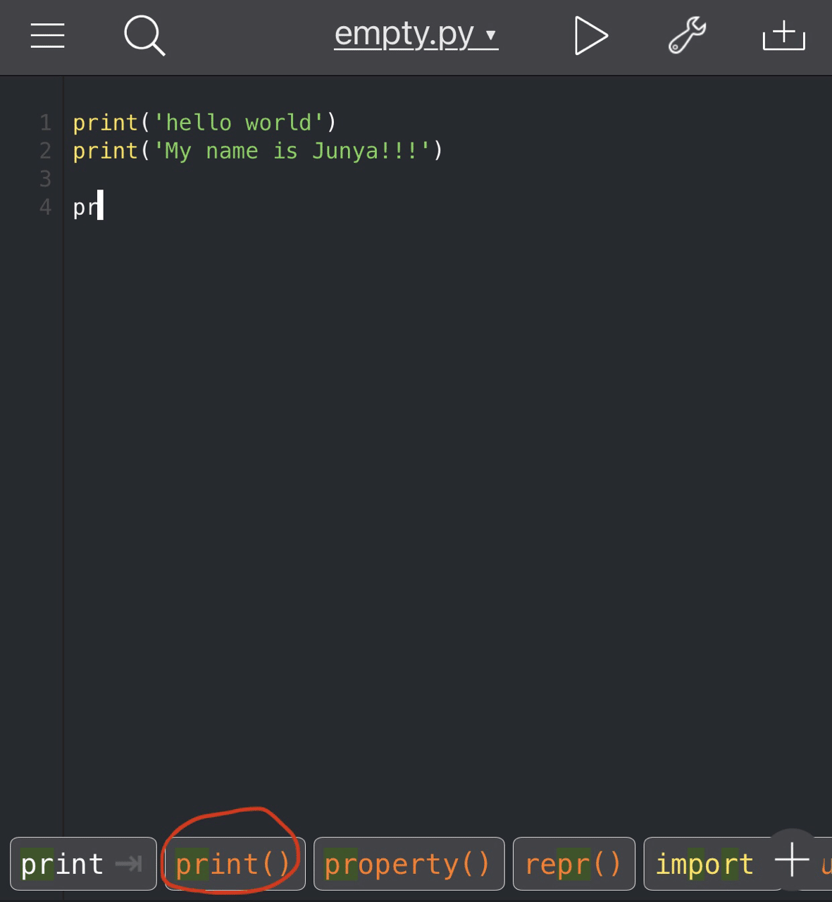 [初心者向け]Pythonista3で出来る事｜Junya