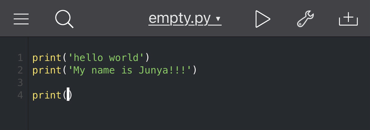 [初心者向け]Pythonista3で出来る事｜Junya