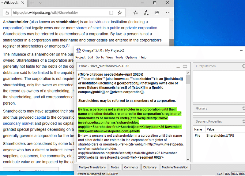 CATビギナーのためのOmegaT入門｜Hiroshi Miiura