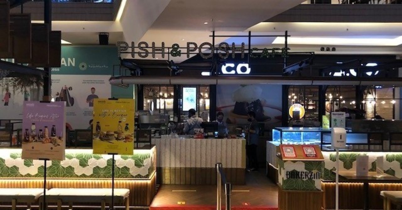 コタカサブランカモール“PISH & POSH CAFE”のレポート｜テリー