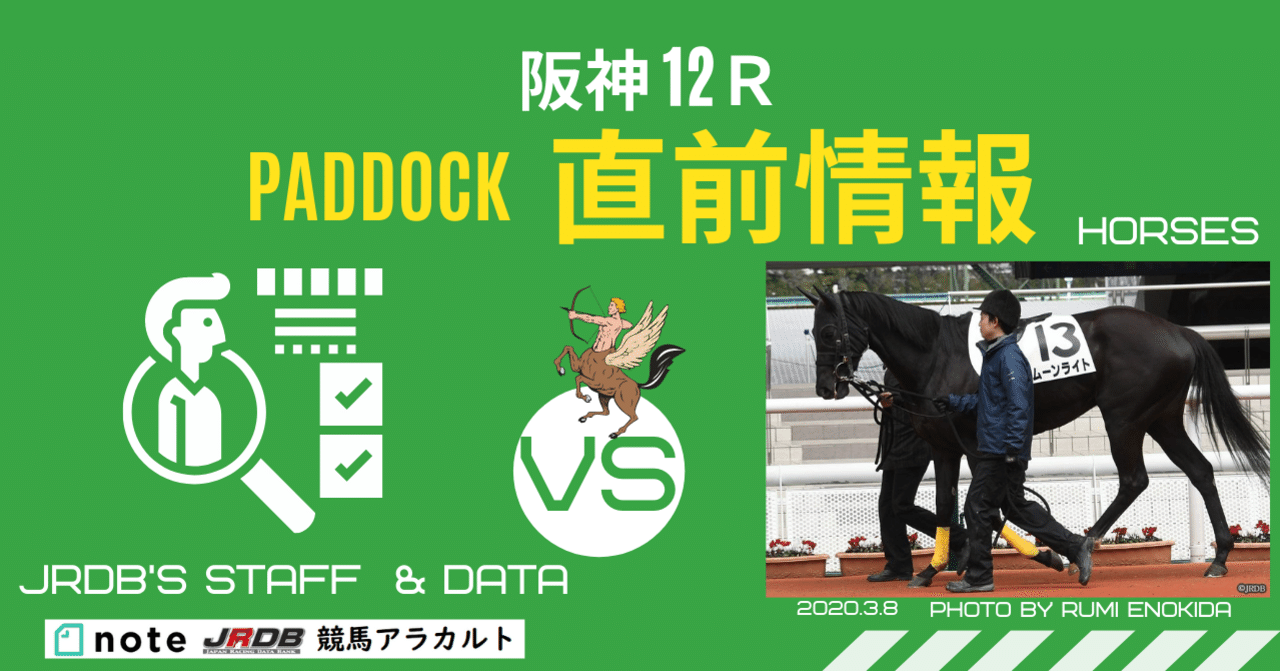 11/23(月) 阪神12R 直前情報｜JRDB 競馬アラカルト