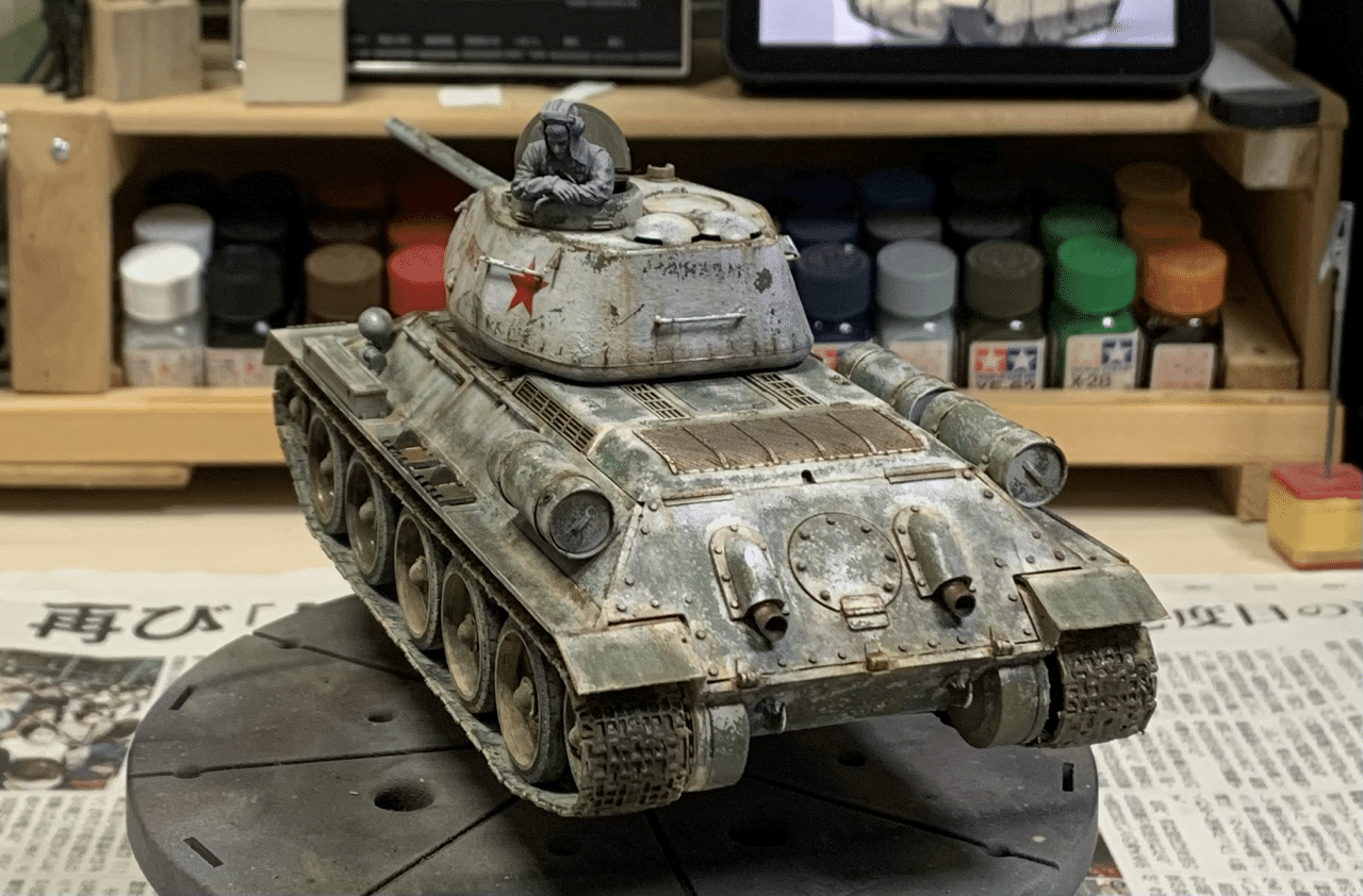 タミヤT34/85 製作記|杉さん タミヤT34/85 製作記|杉さん