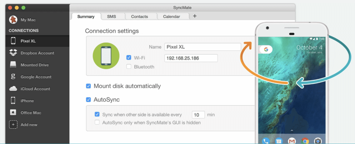 Connect Pixel to Mac with SyncMate｜Ricky Wilson