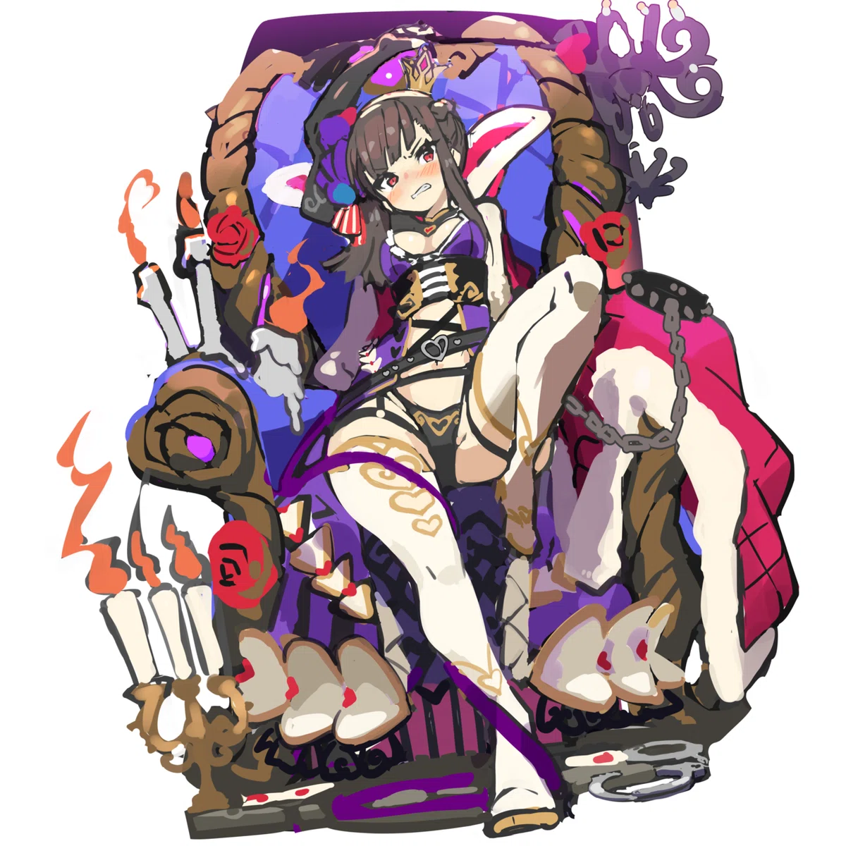 Last Period Unit Illustration Production Process - Halloween Erika ...