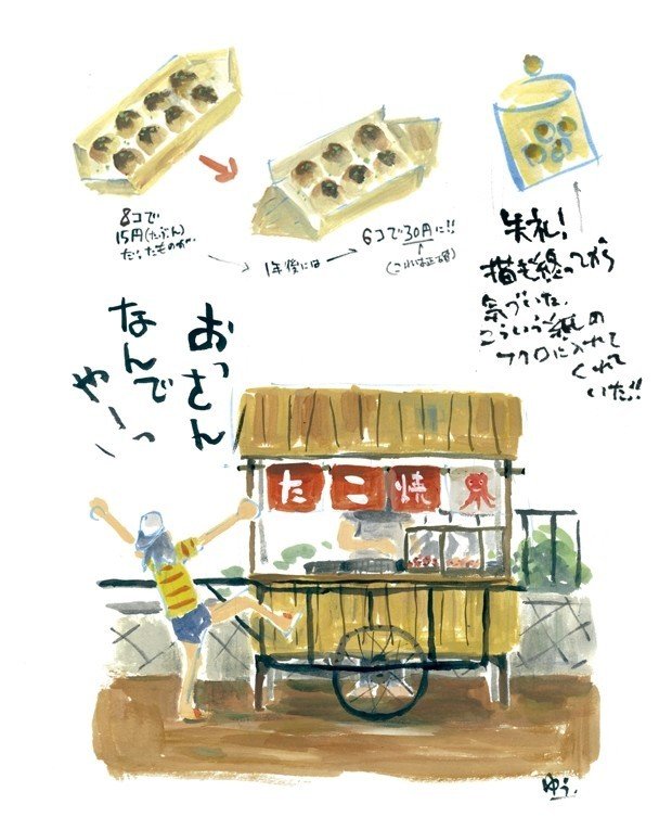 タコ焼きに見る庶民の暮し：昭和レトロ｜Yu Morio もりおゆう