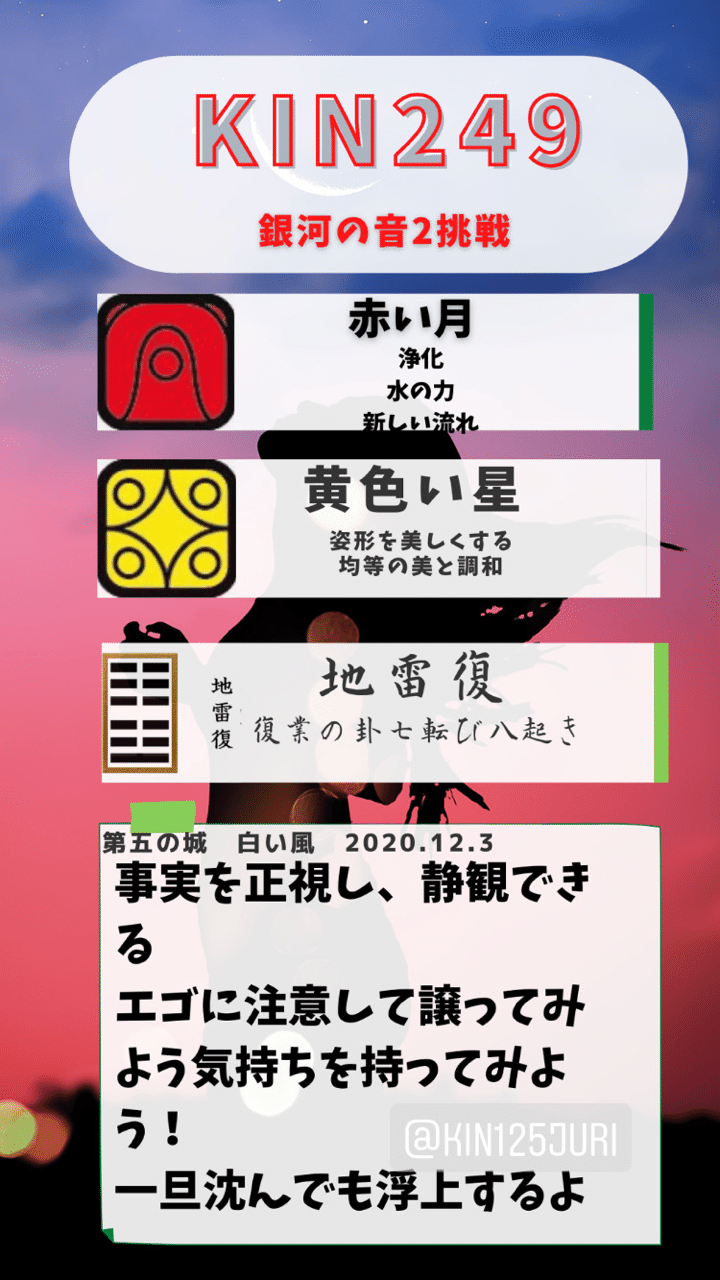 KIN249｜珠里 マヤ暦で本当の私に
