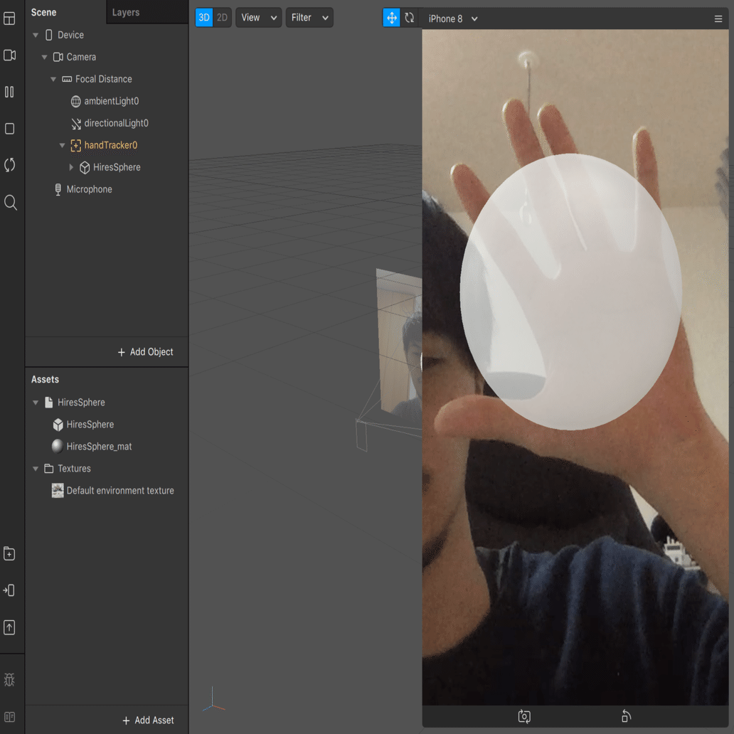 Spark ARでHand Tracking（ハンドトラッキング）をやってみる | 技術ブログ | 株式会社OnePlanet