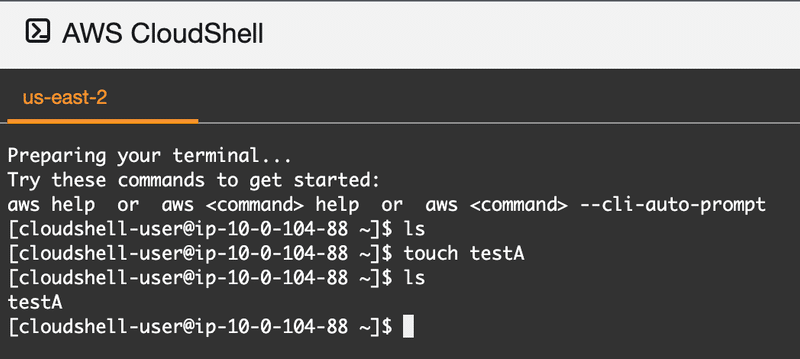 AWS CloudShellを試してみた｜sirotosiko