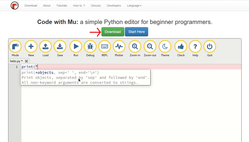 Pythonでゲームプログラミングwith Pygame Zero その1 Muエディタ｜プログランマ