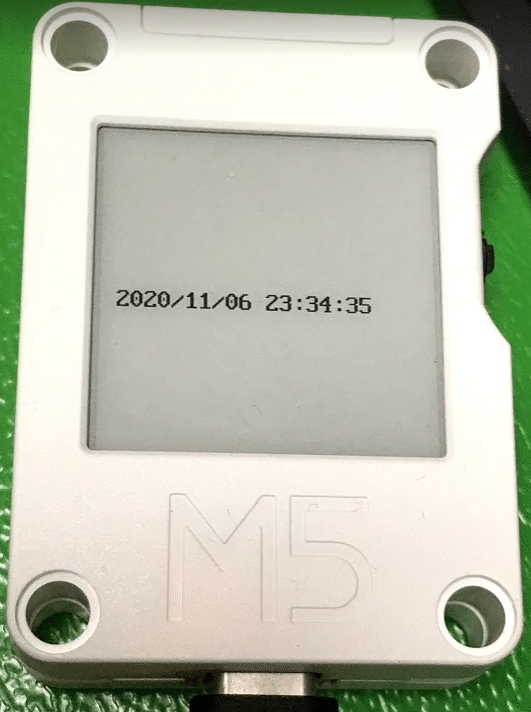 M5 CoreInk RTCのコト＋NTPから時刻ゲット｜神楽坂らせん