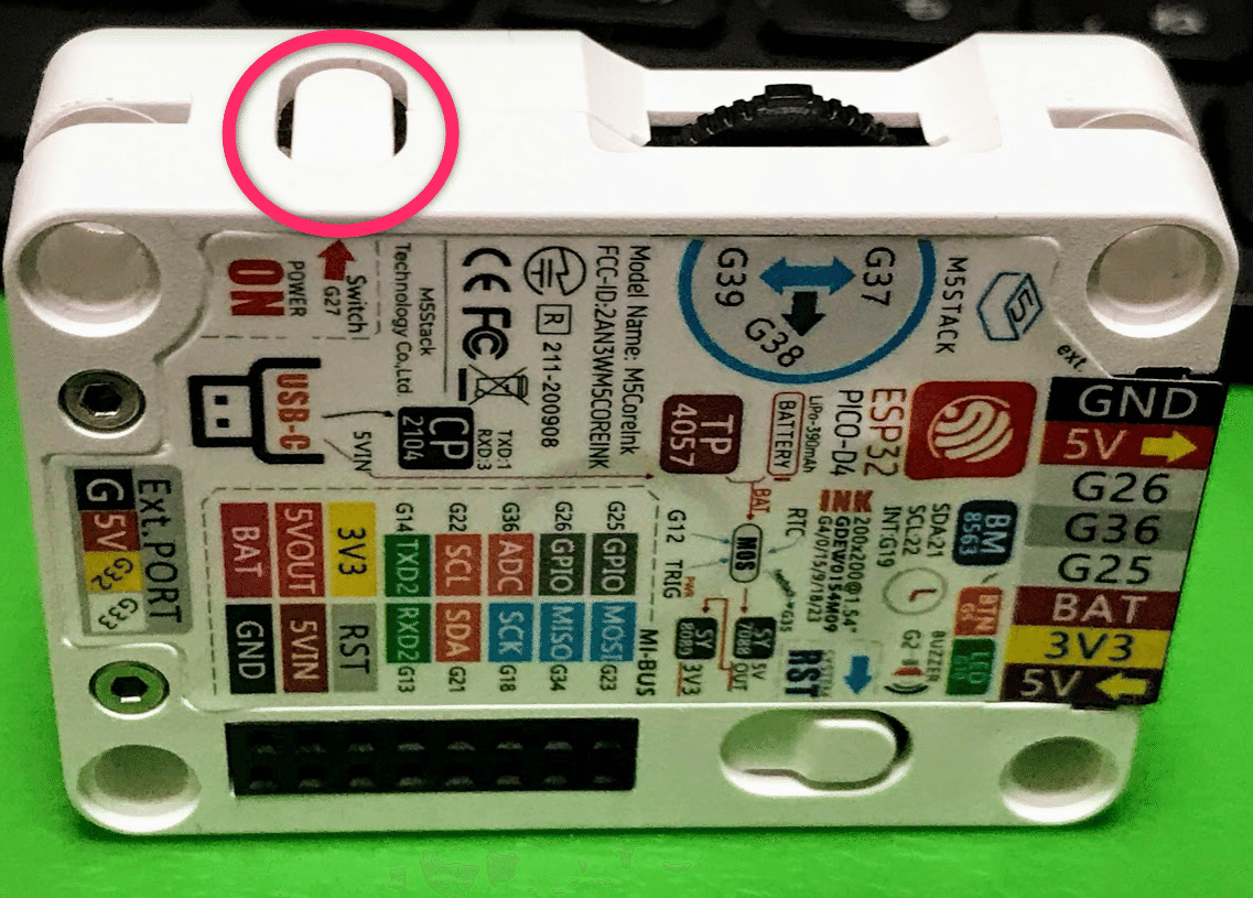 M5 CoreInkでDeepSleep( ˘ω˘)ｽﾔｧ｜神楽坂らせん